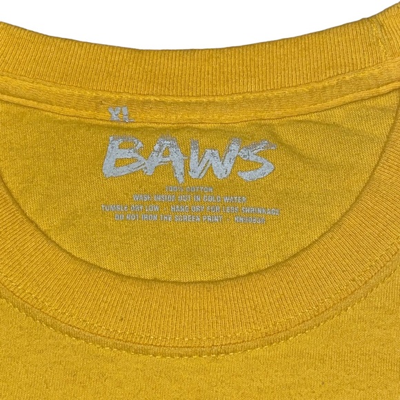 Born A Wild Soul BAWS | Shirts | Baws Yellow Crazy Bear Graphic Tshirt ...